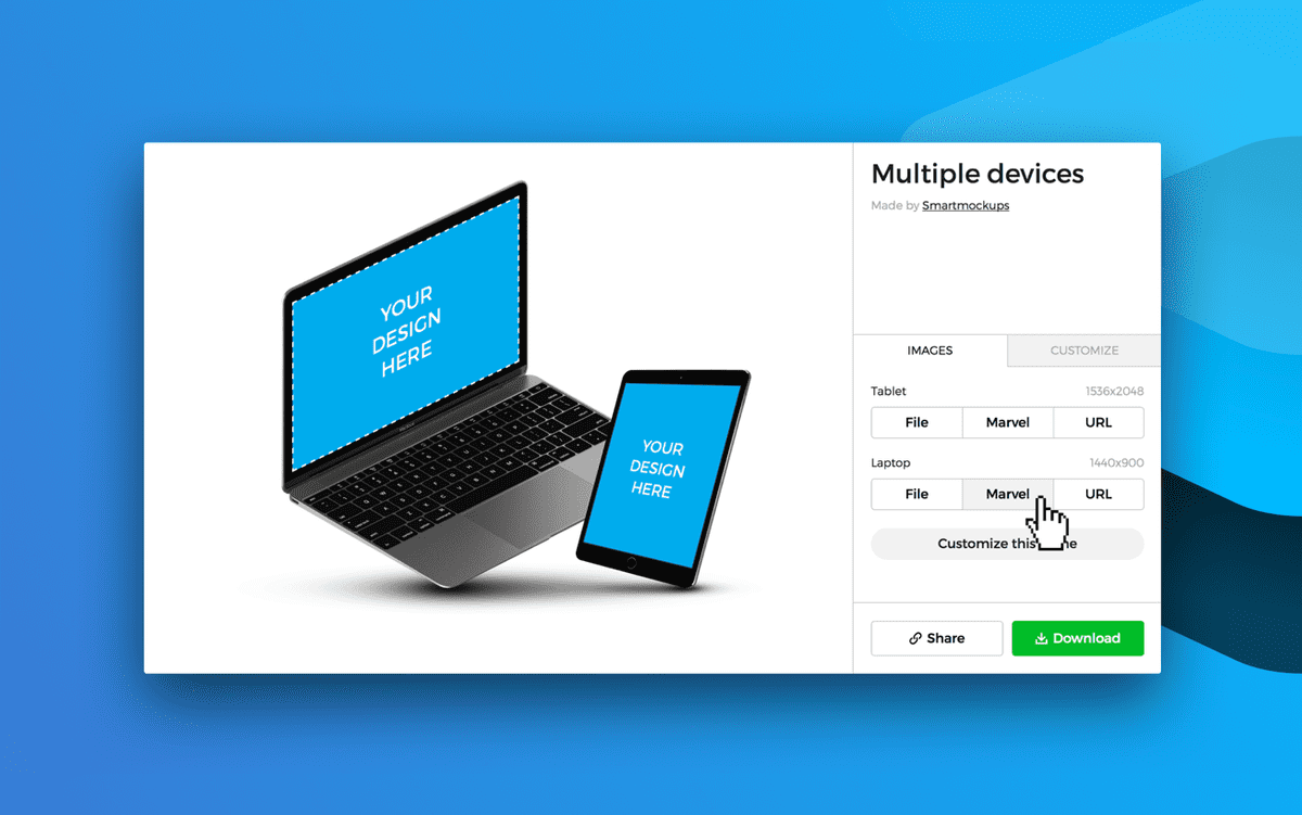 Marvel & Smartmockups | Create Stunning Product Shots