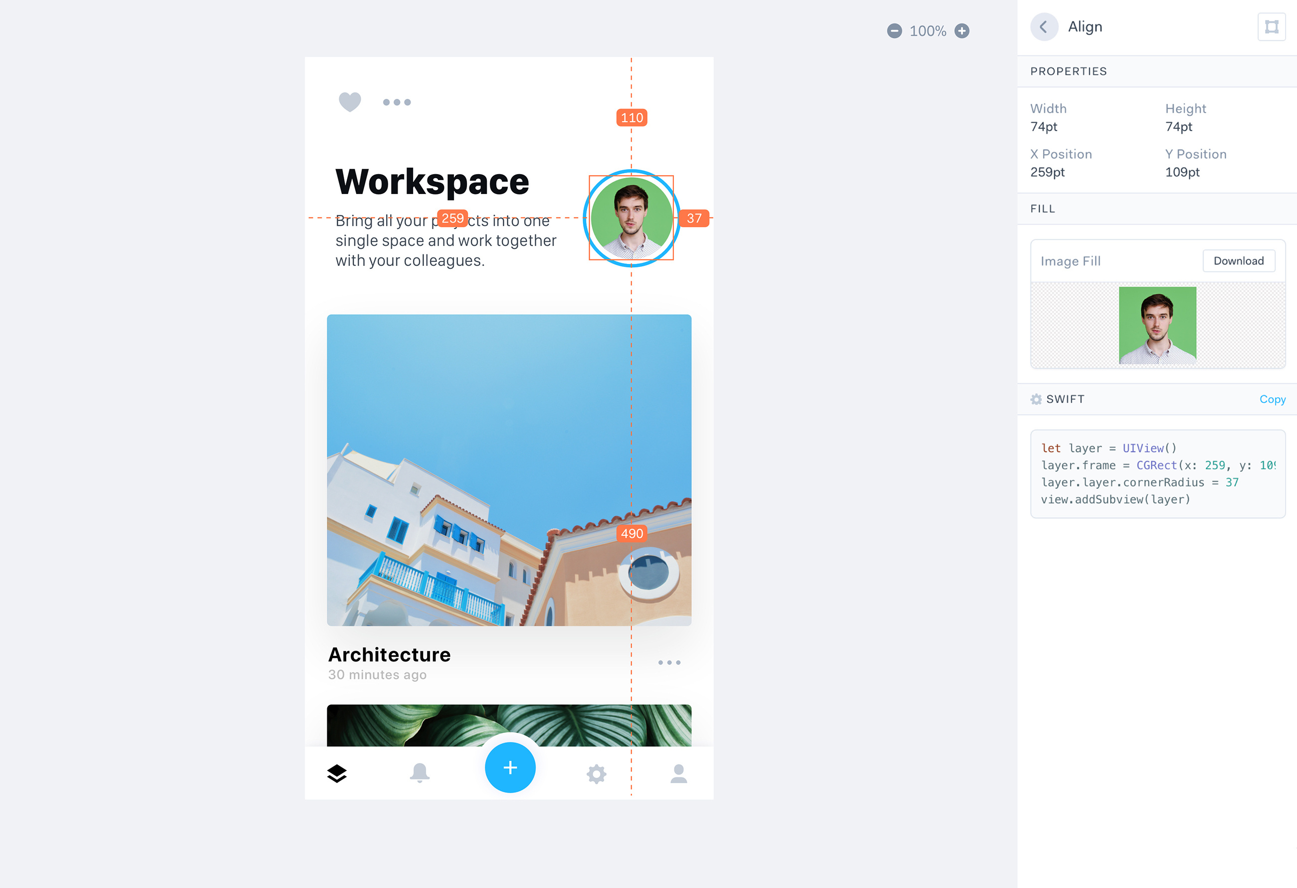 Marvel | UI, UX Design & Developer Handoff Tool