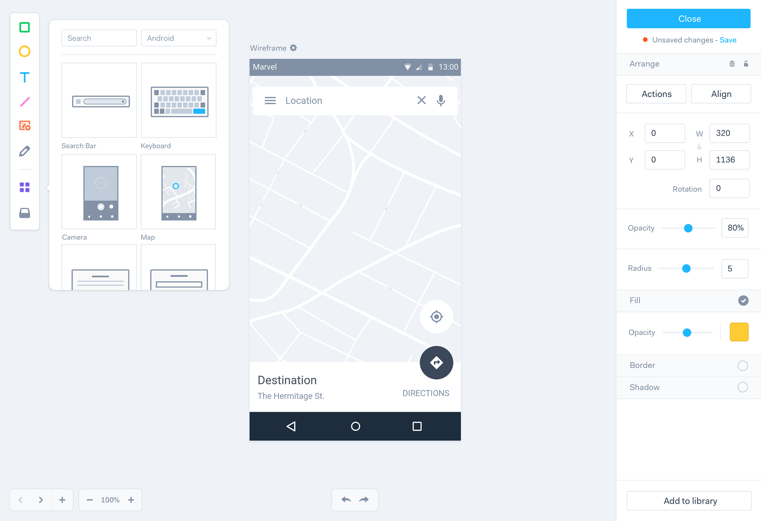 Marvel | Rapid Wireframe Tool for iOS, Android & Desktop